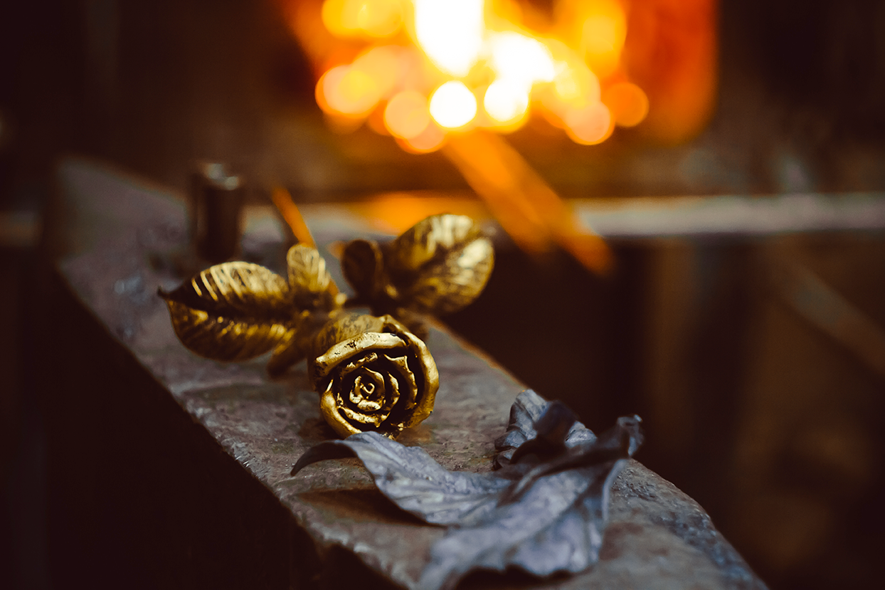 Fabrication d'une rose forgée - EMS de Laval